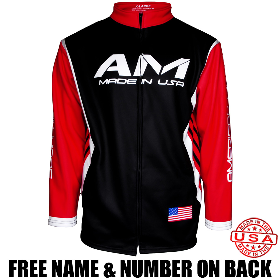 AM Race Jacket Braaap 100 Red/ Black - AM Gear